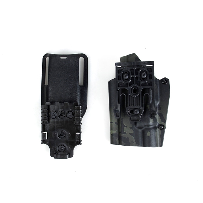 Specwarfare Airsoft. TMC Light-Compatible Range Kydex Holster for G17 & X300 (Multicam Black)
