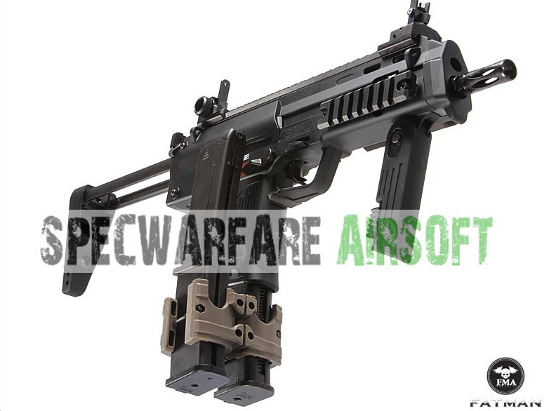Specwarfare Airsoft. FMA MP7 Double Magazine Clip (Dark Earth)