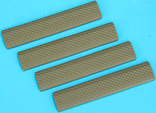 Specwarfare Airsoft. G&P Keymod Soft Rail Cover A - Sand