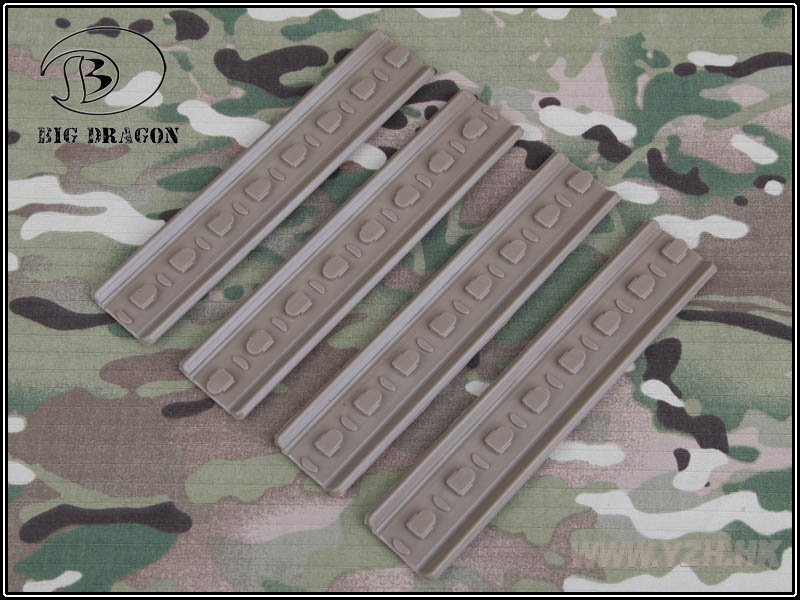 Specwarfare Airsoft. Big Dragon Keymod Soft Rail Cover-A Type (DE)