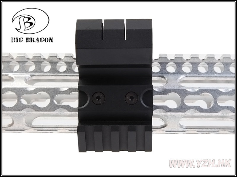 Specwarfare Airsoft. BIG DRAGON MULTI-PURPOSE RAIL MOUNT FOR KEYMOD (BLACK)