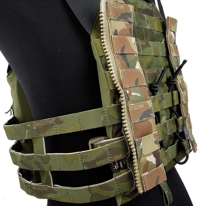 Specwarfare Airsoft. TMC JPC Molle Adp for PC Zipper Panel (Black)