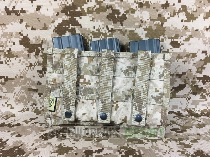 Specwarfare Airsoft. FLYYE RAV Triple M4/M16 Mag Pouch (AOR1)