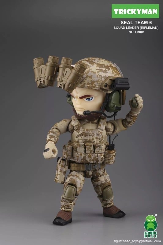 Specwarfare Airsoft. Figurebase 5 inch SealTeam6 Figure