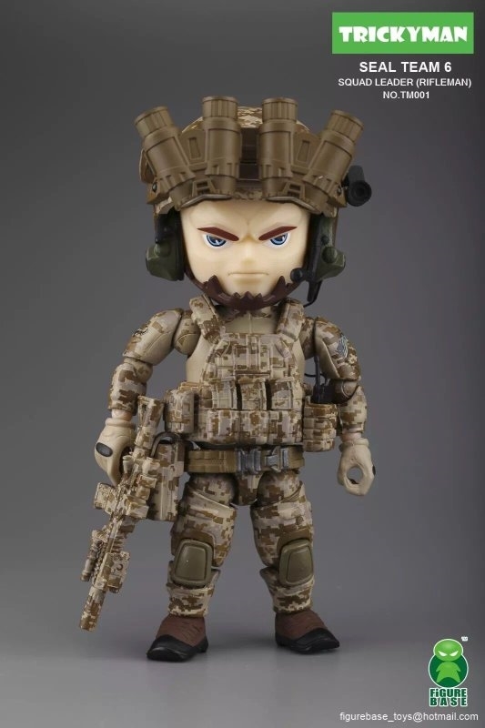 Specwarfare Airsoft. Figurebase 5 inch SealTeam6 Figure