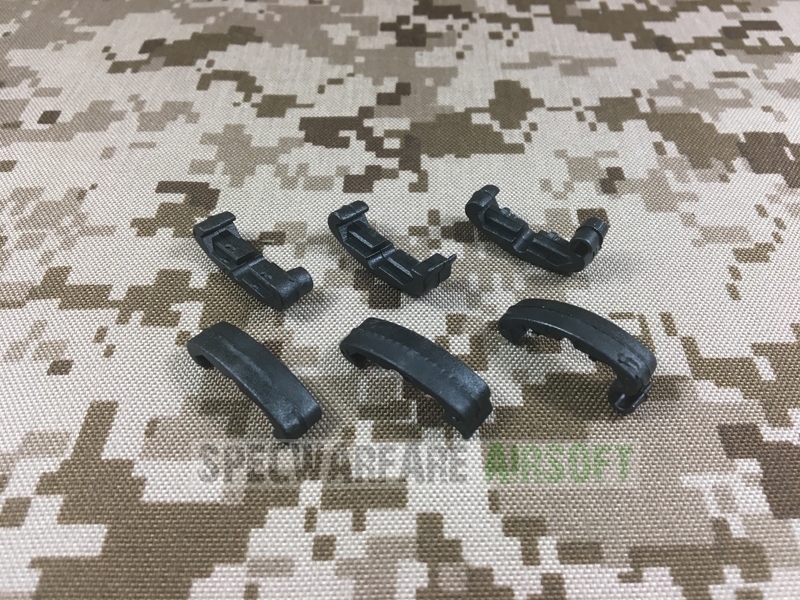 Specwarfare Airsoft. FMA LaRue RIS RAS Index Clips AEG / GBB (Black)