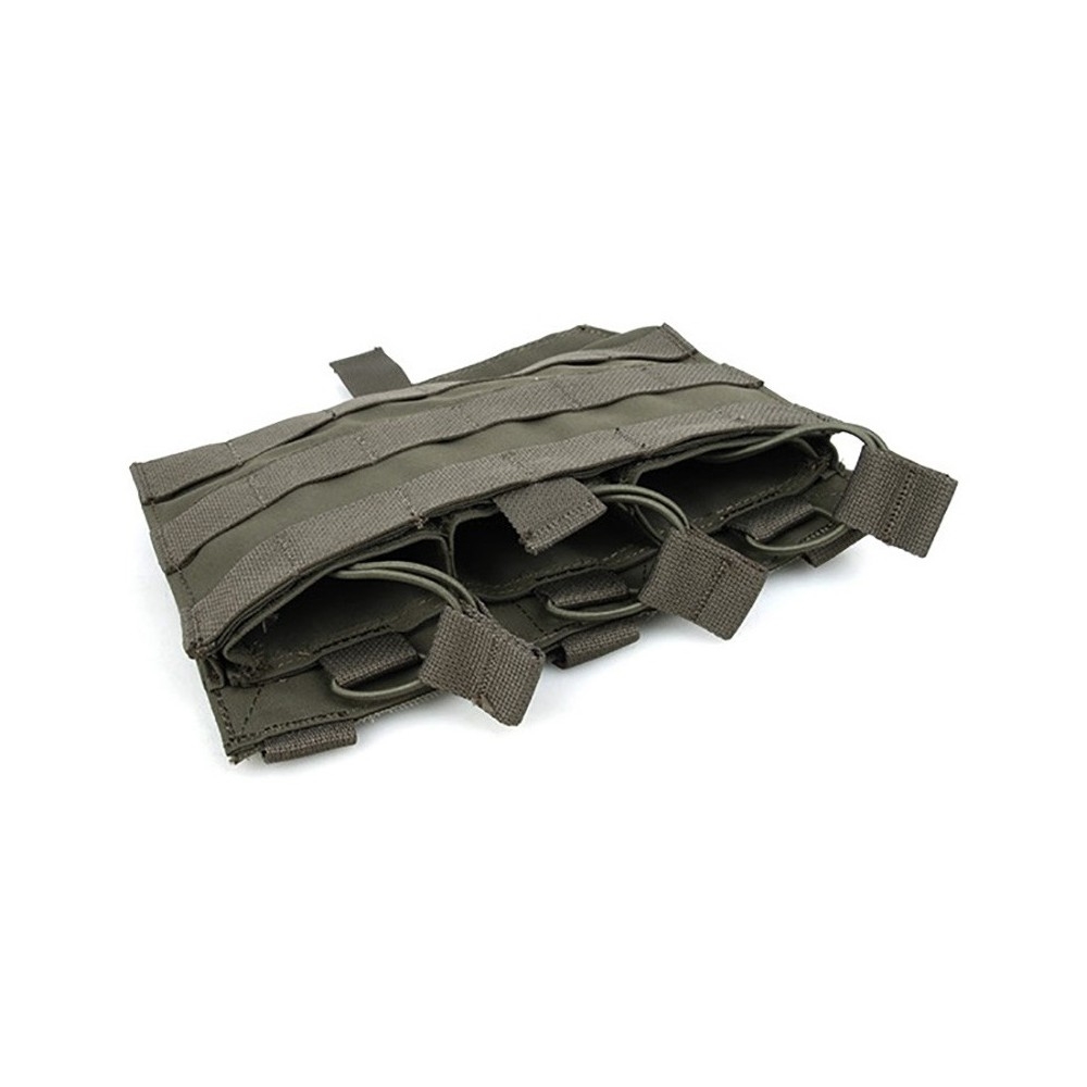 Specwarfare Airsoft. TMC Triple M4 Mag Assault Panel (Wolf Grey)