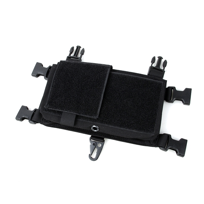 Specwarfare Airsoft. TMC Modular Lightweight Chest Rig Front Set (Black)