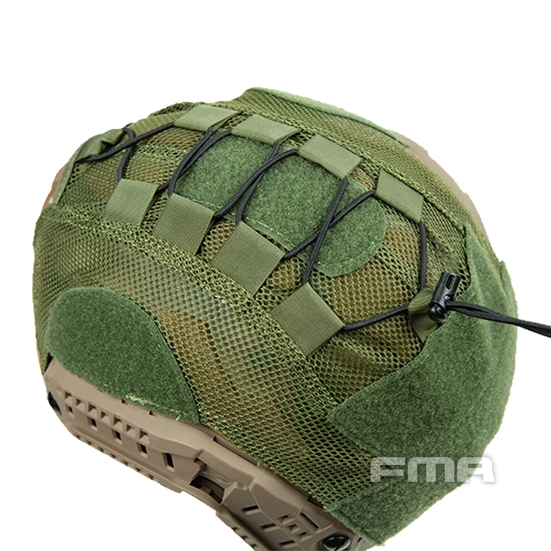 Specwarfare Airsoft. FMA Fast Type Ballistic Helmet Cover (OD) (L/XL)