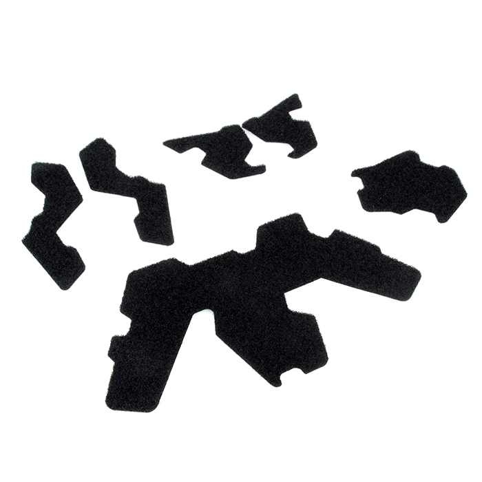 Specwarfare Airsoft. TMC Loop Kit For SF Helmet (Black)