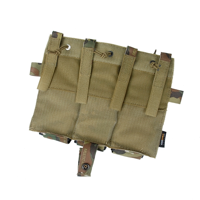 Specwarfare Airsoft. TMC Triple Stretch Detachable Mag Panel (Multicam)