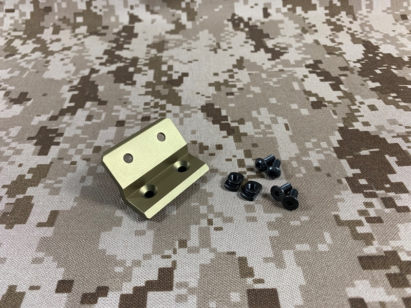 Specwarfare Airsoft. Sotac ALum Offset MLOCK Mount with rail (DE)
