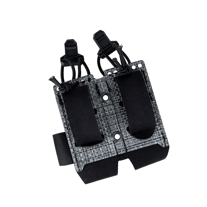 Specwarfare Airsoft. TMC Dual Elastic Pistol Pouch (Black)