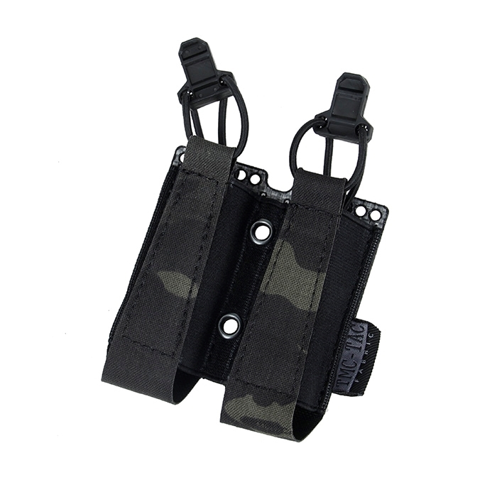 Specwarfare Airsoft. TMC Dual Elastic Pistol Pouch (Multicam Black)